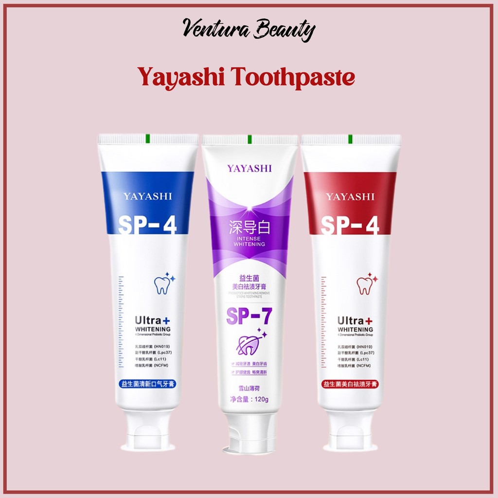 Yayashi Teeth Whitening Toothpaste SP4 SP7 Oral Care Probiotic ...