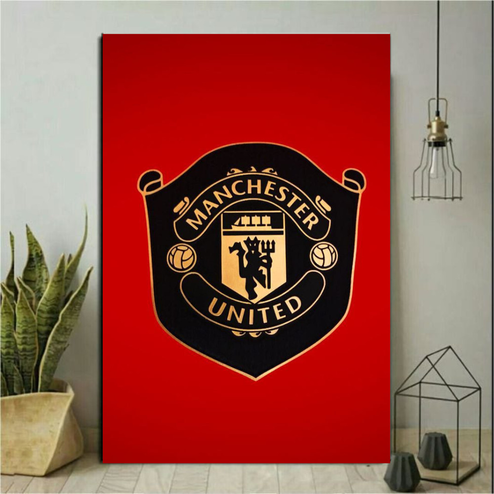 KAYU HIASAN DINDING Manchester UNITED WOODEN POSTERS - MANCHESTER ...