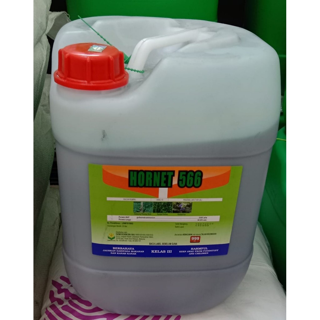 HORNET 566 20L Penggantian Kopi O RACUN RUMPAI RUMPUT KERBAU,RUMPUT AUR ...