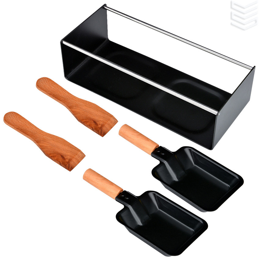 Cheese Melter Raclette Grill,Non-Stick Raclette Grill Set Mini Cheese ...