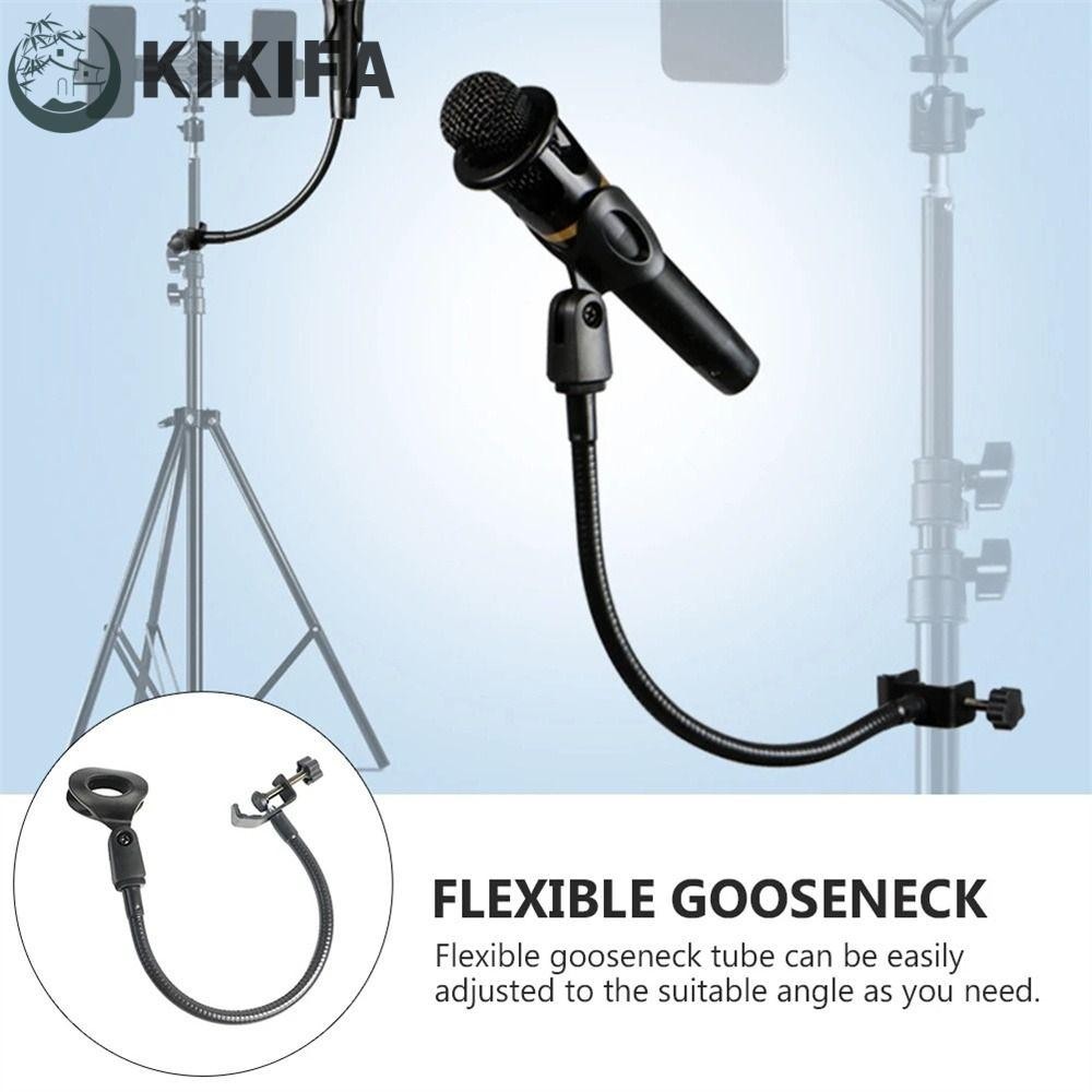 KIKIFA Desk Mic Stand Condenser Microphone Universal Microphone Clip ...