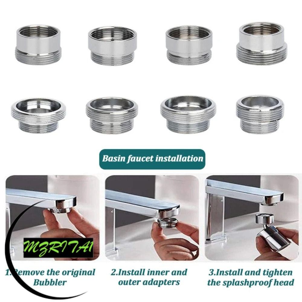 MARITA1 Water Filter Adapter, With Washer 18/20/22/24mm To 22mm Faucet ...
