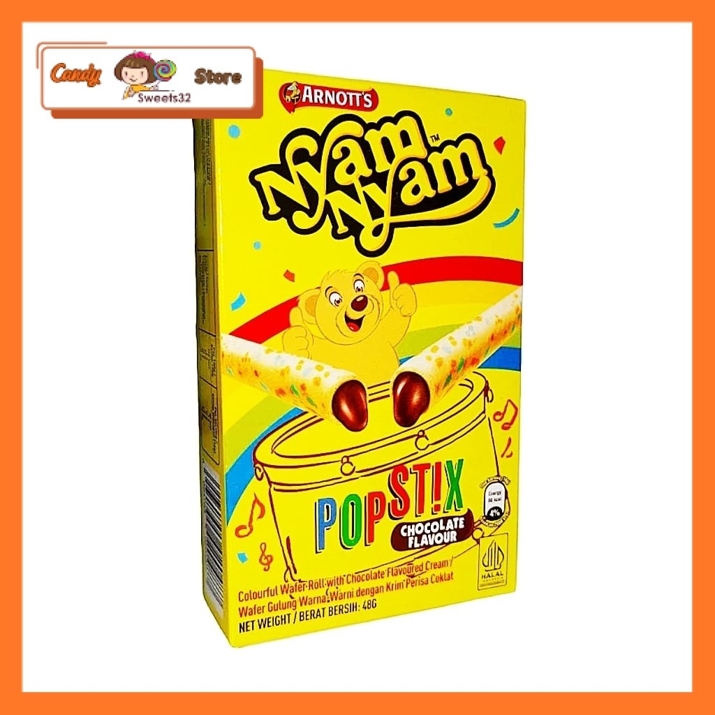 【48g】Nyam Nyam Pop Stix Chocolate Flavour | Shopee Malaysia