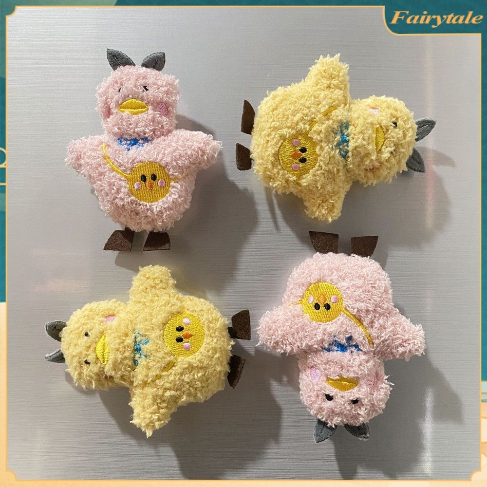 New 2pcs/set Soft Magnetic Refrigerator Magnets Chicken Plush Toy ...