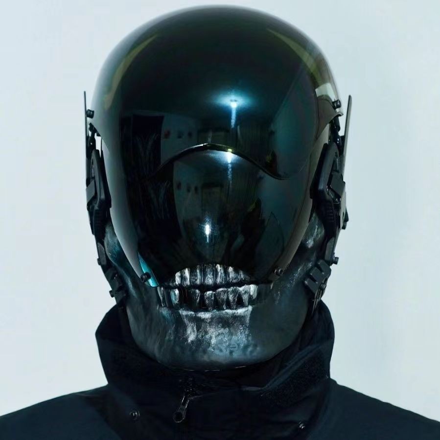 Cyberpunk dark mask metaverse role-playing stree Cyberpunk Unique dark ...