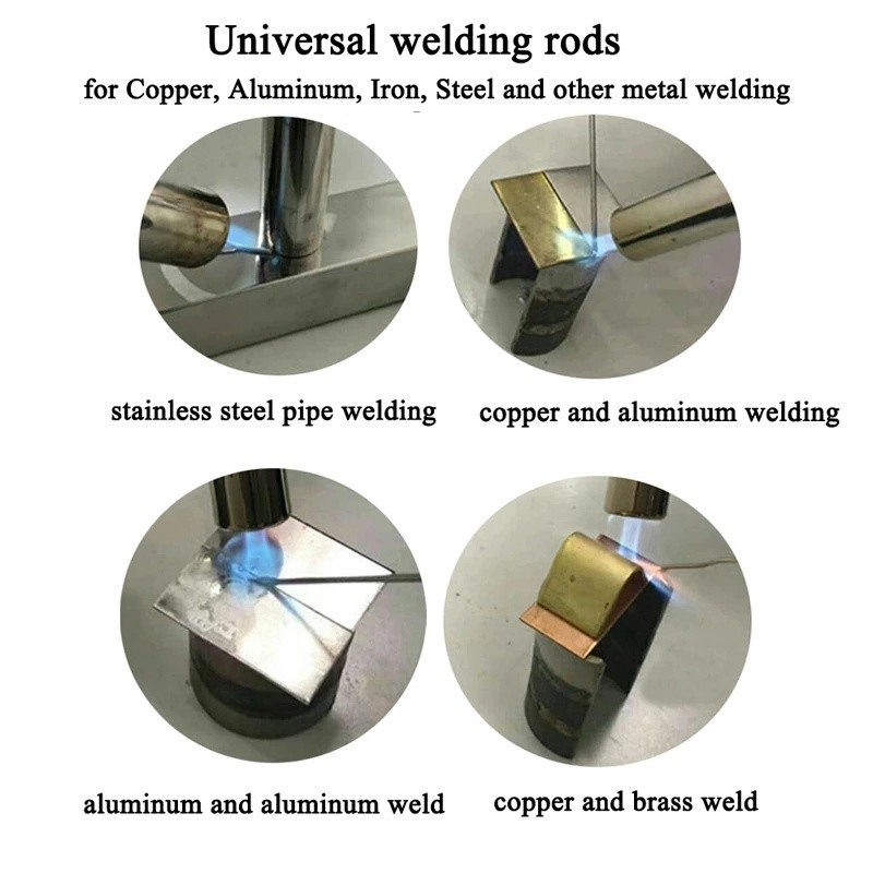 *CT 2mm 1m Easy Melt Universal Welding Rods Steel Aluminum Copper Metal ...