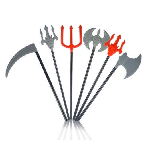 MSIA Ready Stock/ Trident Sickle Double Edged Axe Red Trigeminal Axe ...