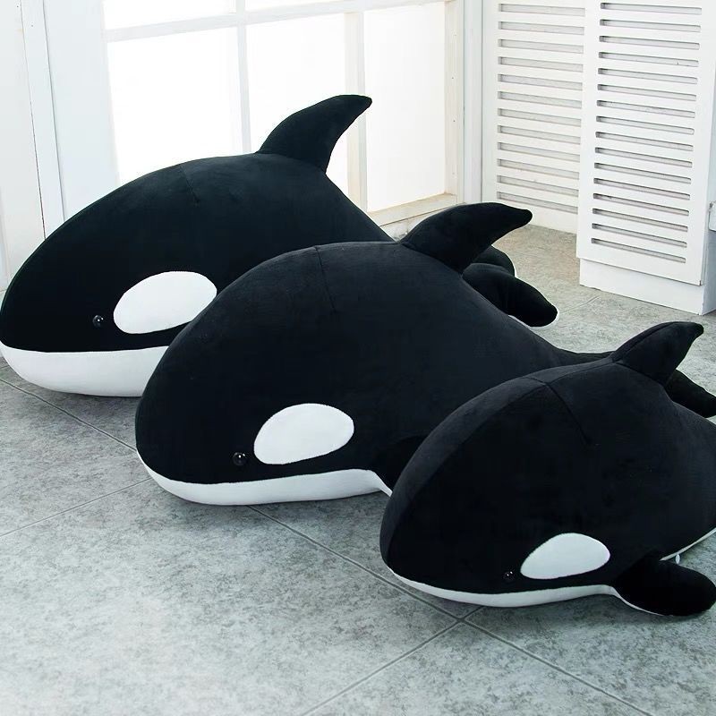 Whale Plush Toy Killer Whale Ragdoll Doll Dolphin Doll Bed Sleeping ...