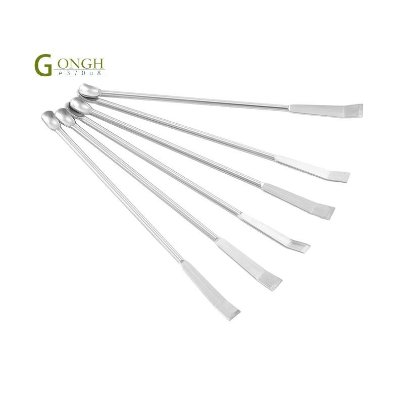 Lab Mini Scoop 6 PCS Stainless Steel Sampling Reagent Spoon Laboratory ...