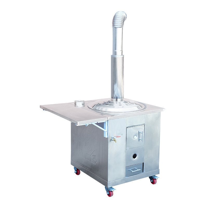 Kompor kayu api keluli tahan karat isi rumah kampung dengan dapur api ...