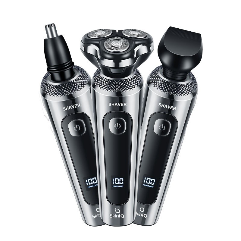 Lingke 9000 digital display 3-in-1 version electric adjustable shaver ...