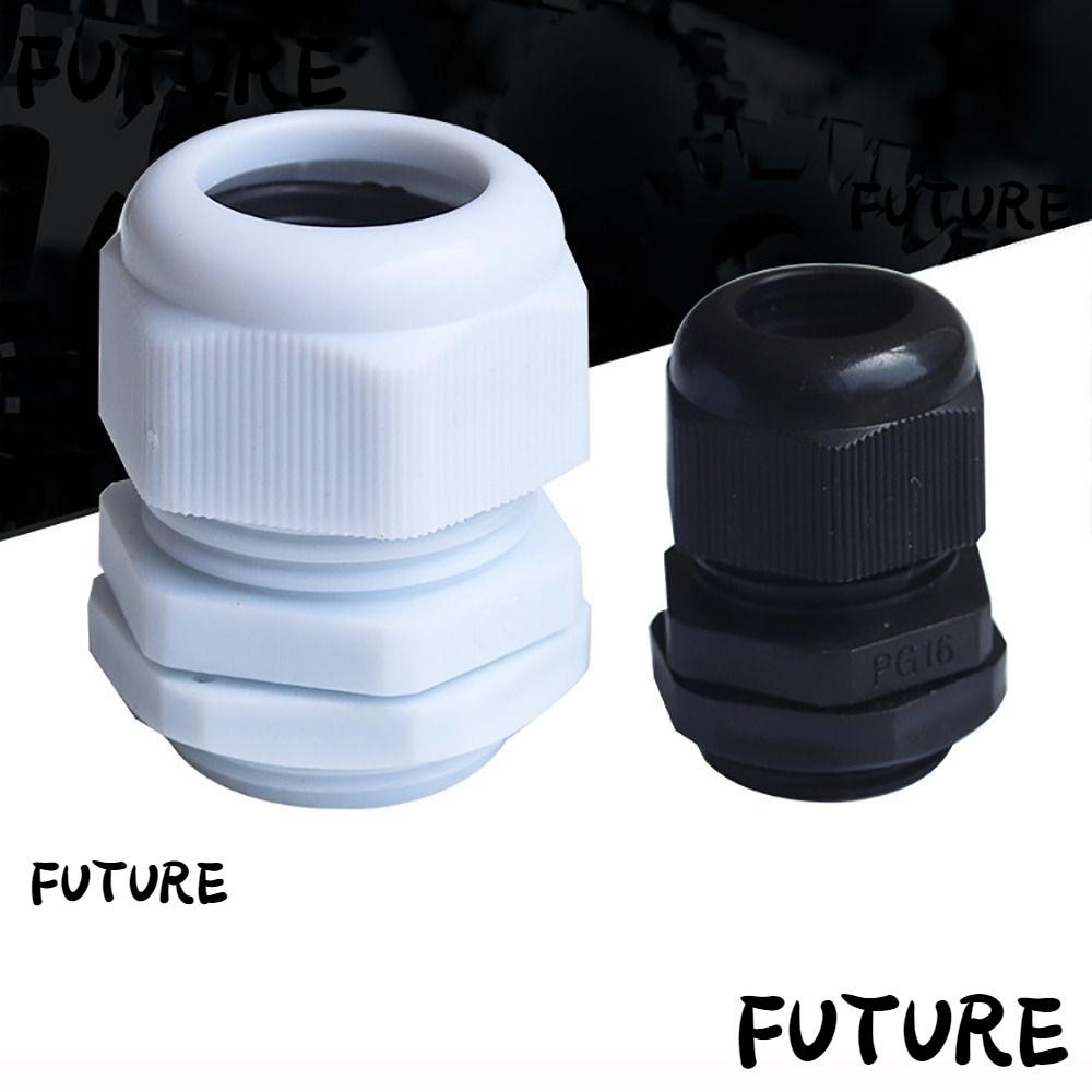 HL-FUTU Waterproof Joint Cable Gland, White Black IP68 Plastic ...