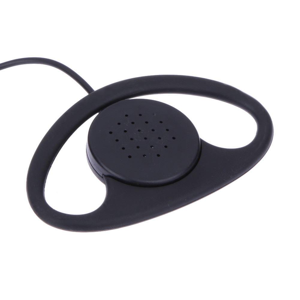 [Redkeev.my] 2-pin D Shape Earpiece with PTT Mic for Motorola Radio ...