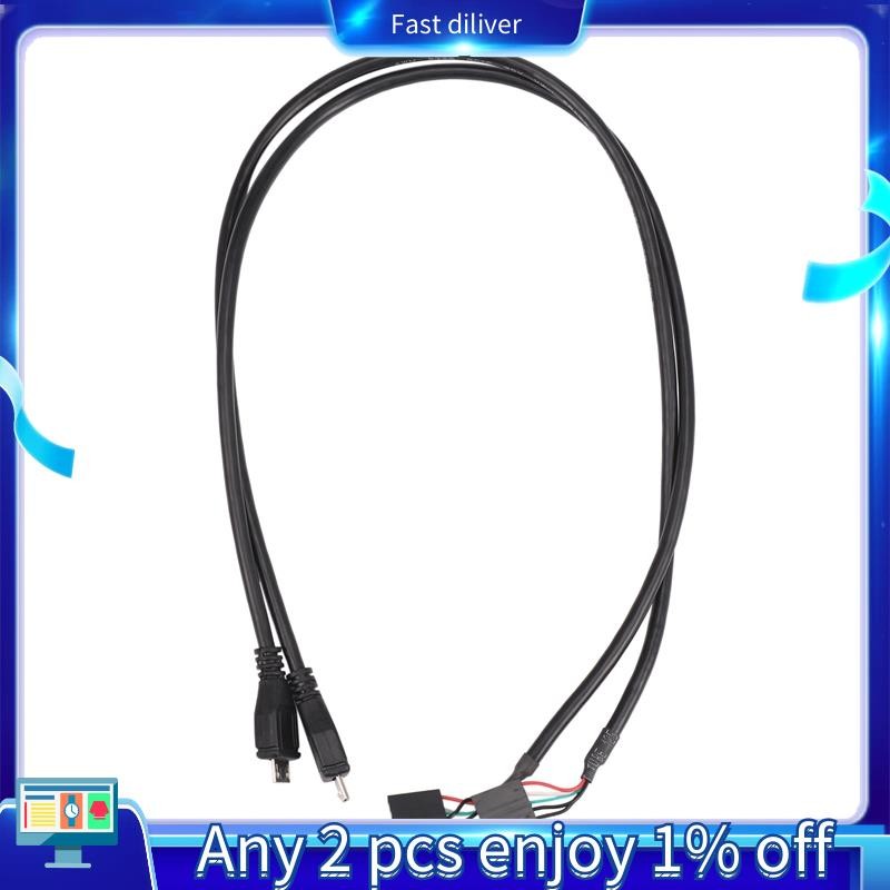 (2-Pack) 50CM 5 Pin Motherboard Female Header to Micro-USB Male Adapter ...