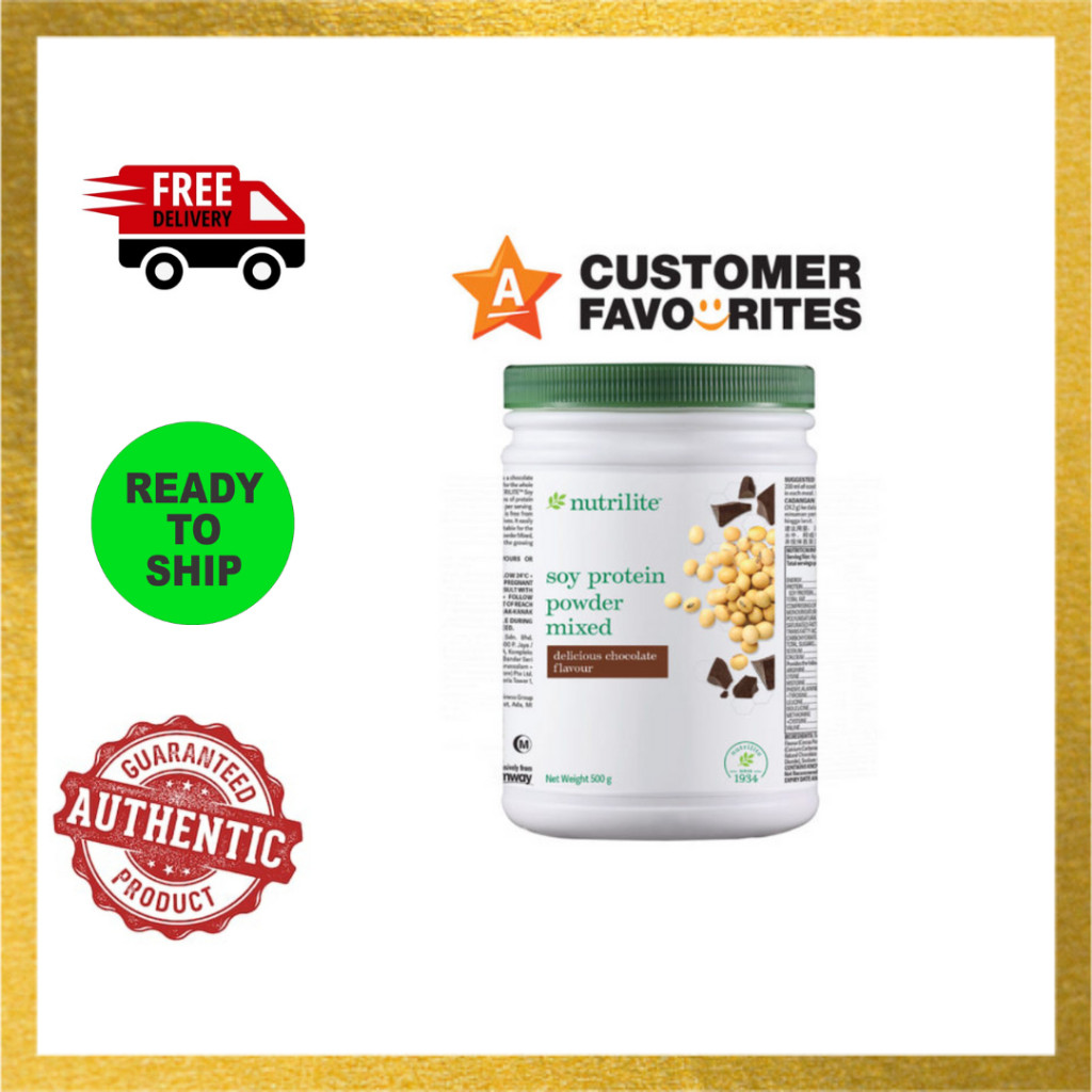 Amway Nutrilite Soy Protein Drink Mix - Chocolate Flavour 500g Amway ...