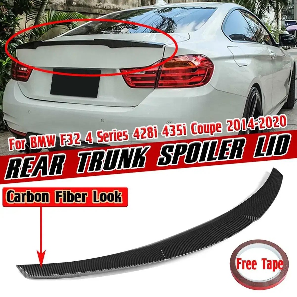 435i M4 Style Car Rear Trunk Spoiler Lip Boot Wing Lip For BMW F32 4 ...