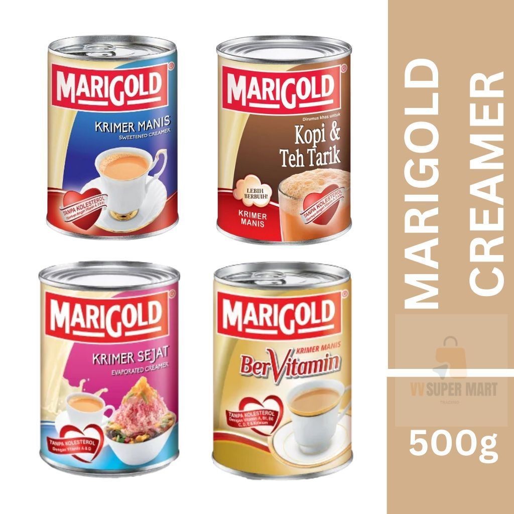 MARIGOLD Sweetened Creamer Evaporated Creamer 6 Cans (500g x 6 ...