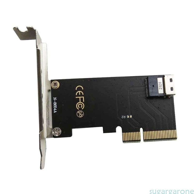 Sugar Effective PCIe 4 0 X4 to Slimlines SFF8654 Adapter Card Computer ...