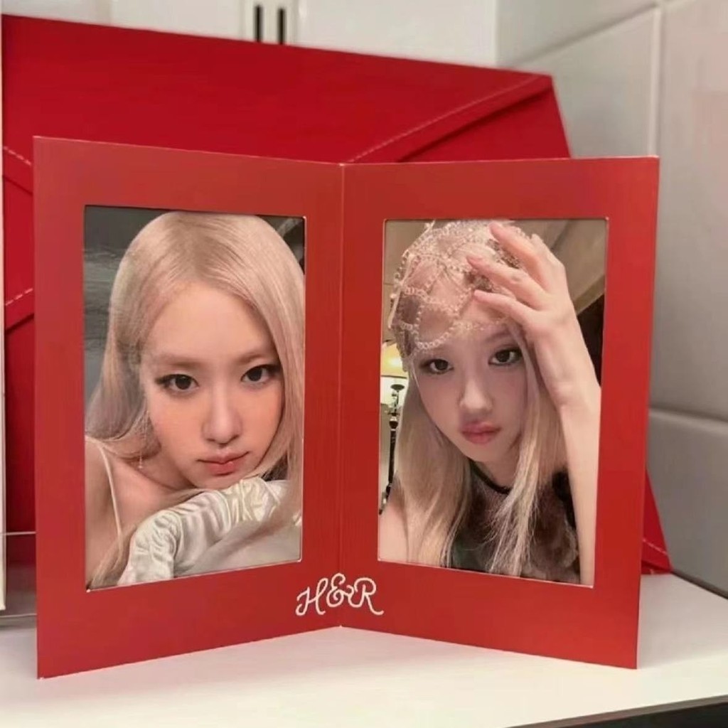Authentic blackpink rose Park Chae Young 2024 Desk Calendar Merchandise Christmas Photo Frame ...
