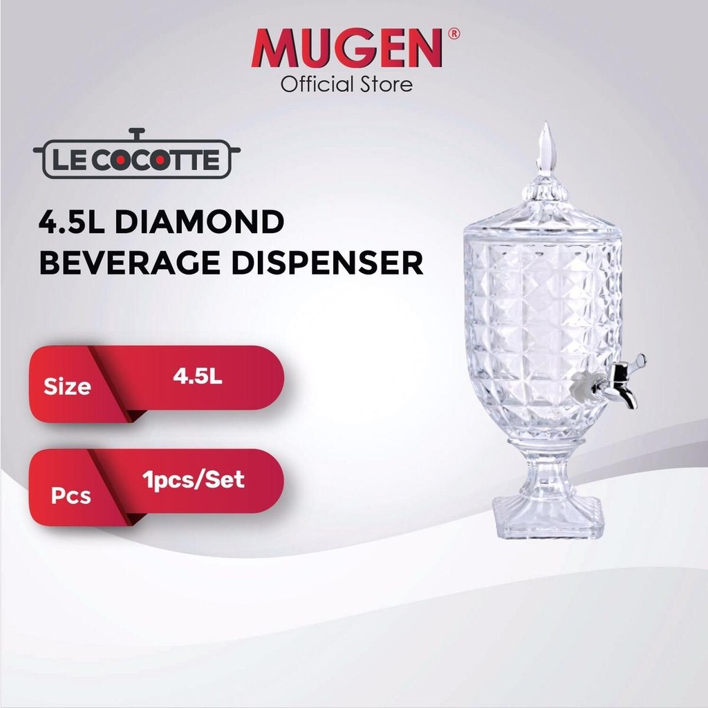 Le Cocotte Diamond Beverage Dispenser (4.5L) | Shopee Malaysia