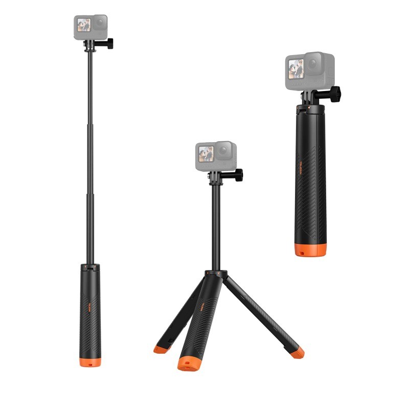 TELESIN Floating Selfie Stick Tripod For Action 5 Pro/4/3 GoPro 13/12 ...
