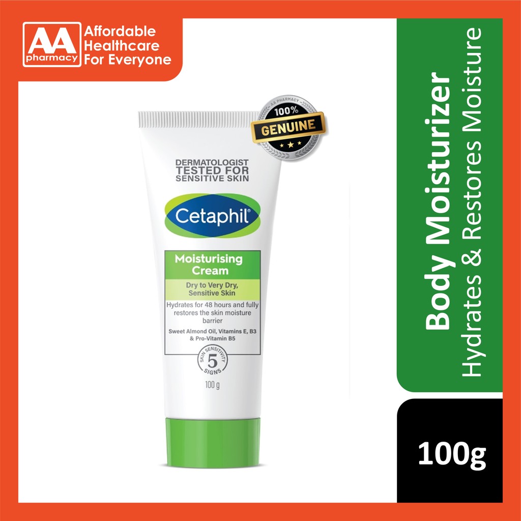 Cetaphil Moisturizing Cream For Face & Body 100g | Shopee Malaysia