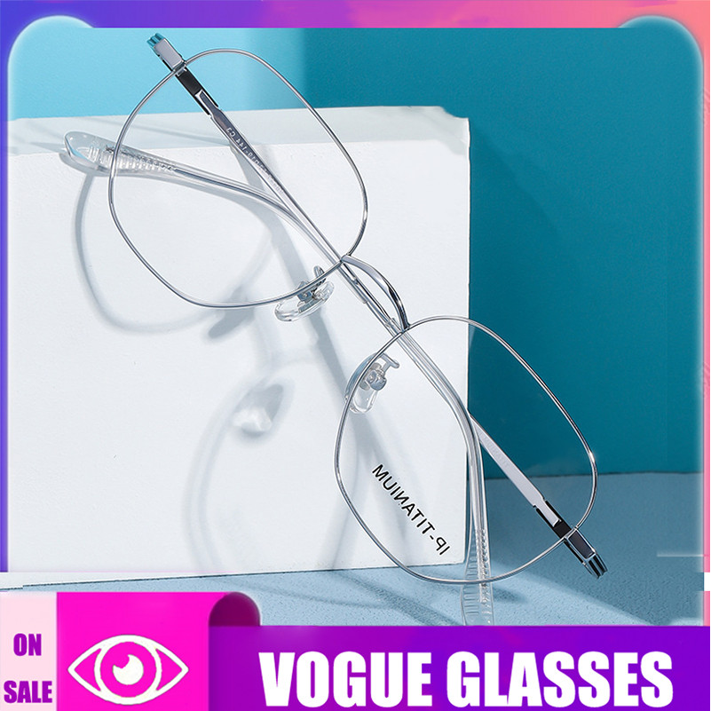 IP-TITANIUM High Quality 2024 Ultra Light Big Frame Polygon Women Men Exquisite Cool Eyeglasses ...