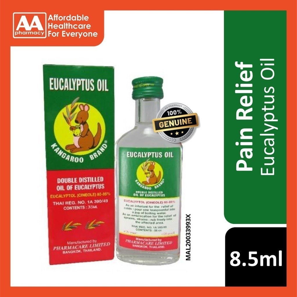 Kangaroo Brand Eucalyptus Oil 8.5mL | Shopee Malaysia