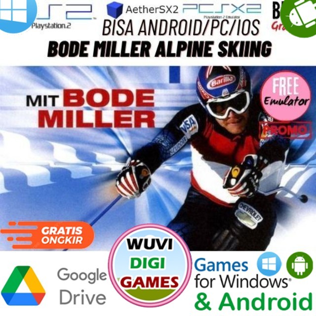 Selling PS 2 Bode Miller Alpine Skiing | Can be used on PC / Android ...