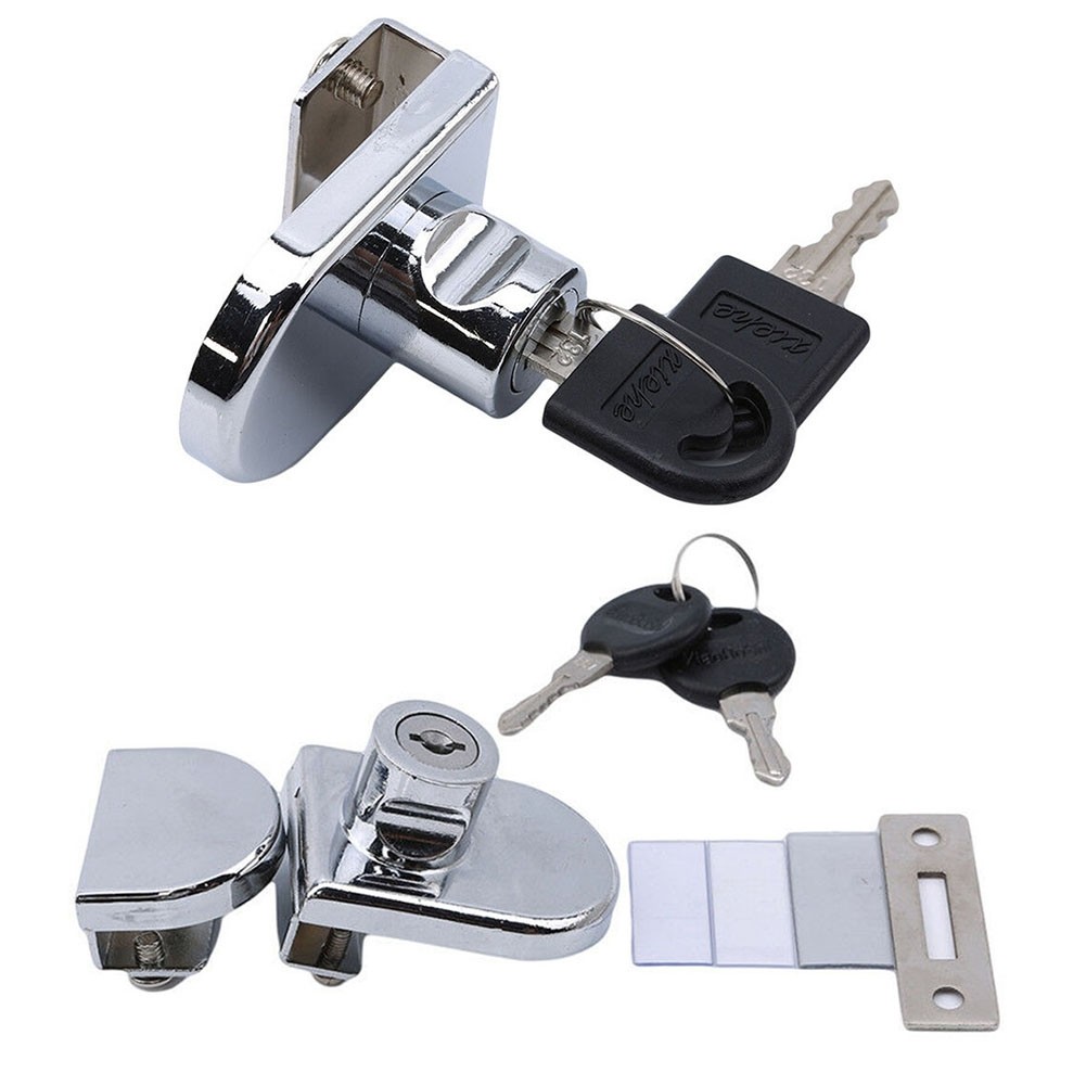 [WELV] Class Cabinet Display Case Lock Single Double Glass Door ...