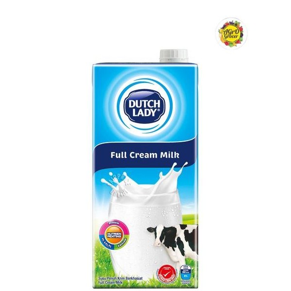 Dutch Lady Uht Milk Full Cream Plain | Shopee Malaysia