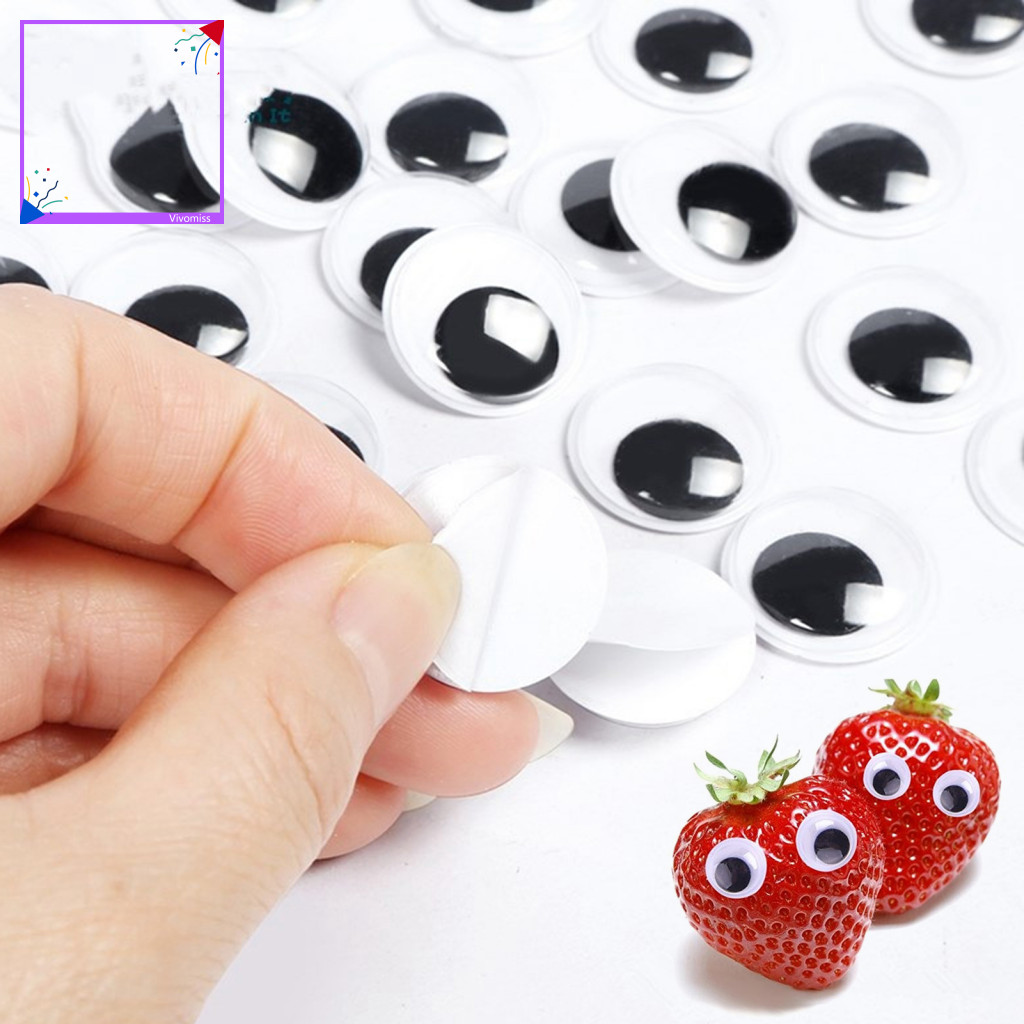 [VM] Card Making Googly Eyes Residue-free Eye Stickers Big Googly Eyes ...