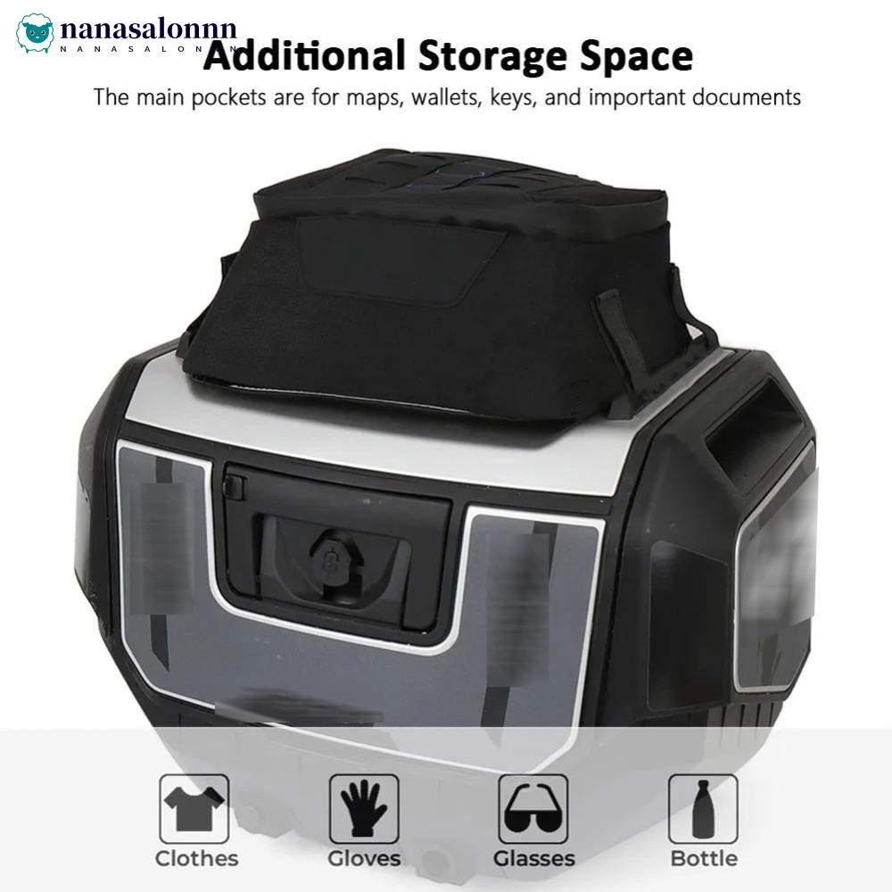 NANASALONNN Waterproof Motorcycle Top Case Bag GS1300 Top Box Portable ...