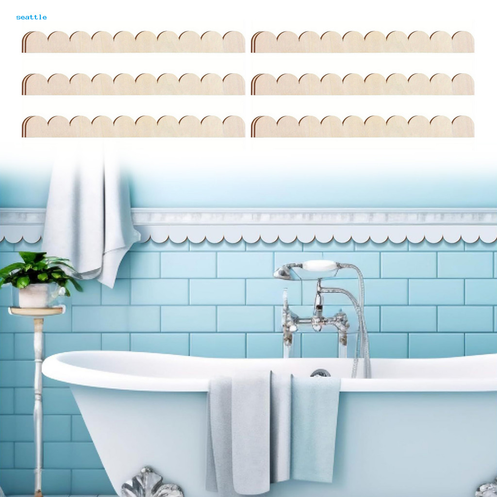 Wooden Wavy Border Trim Wavy Door Frame Border Farmhouse Diy Wood ...