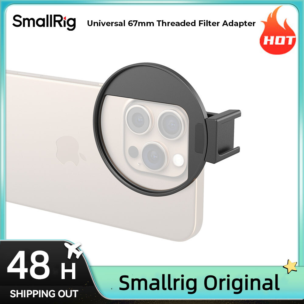 SmallRig Universal 67mm Threaded Filter Adapter Wide Compatibility for ...