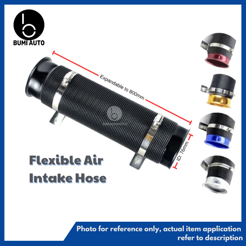 Universal Flexible Intake Hose Cold Air Intake Flexible Expandable Hose ...