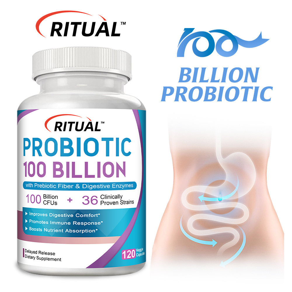 Ritual Probiotics Supplement For Men Women Digestive Health Balance ...