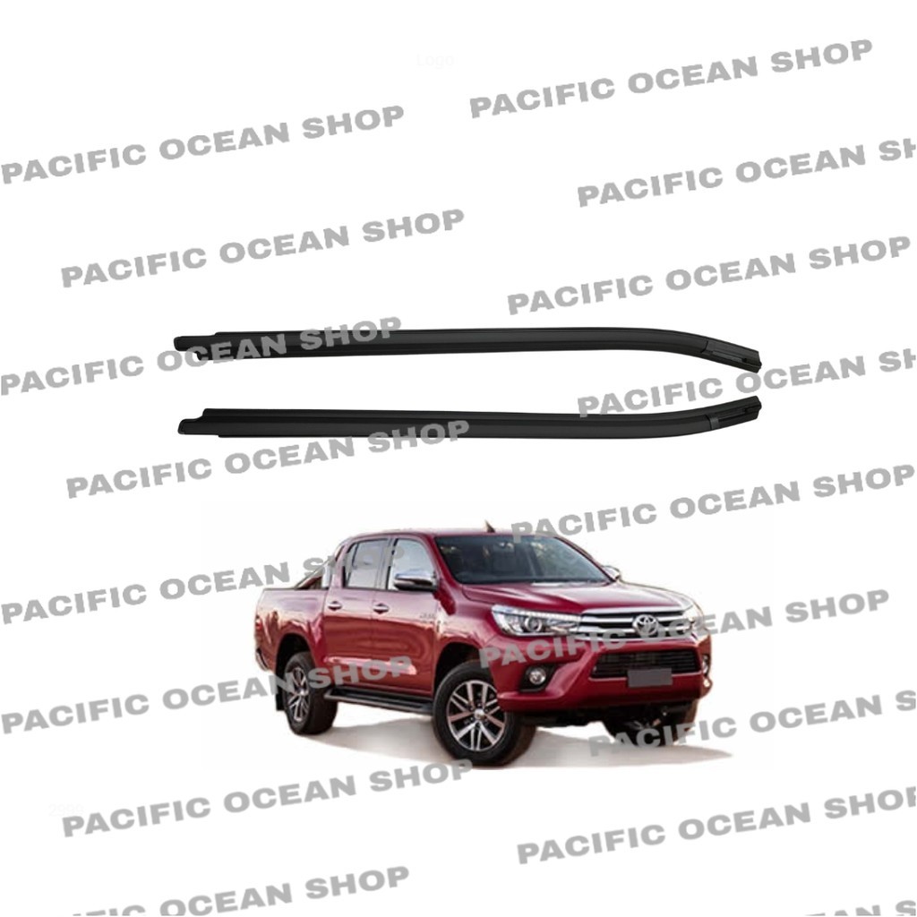 DOOR GLASS MOULDING (OUTER)(ORIGINAL) TOYOTA HILUX KUN25 4 DOOR ONLY ...
