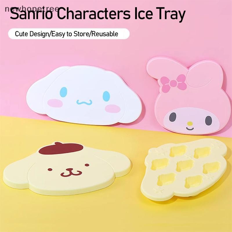 Ntmy Cute Cartoon Ice Cube Tray For Household Kitchen, Reusable Freezer ...