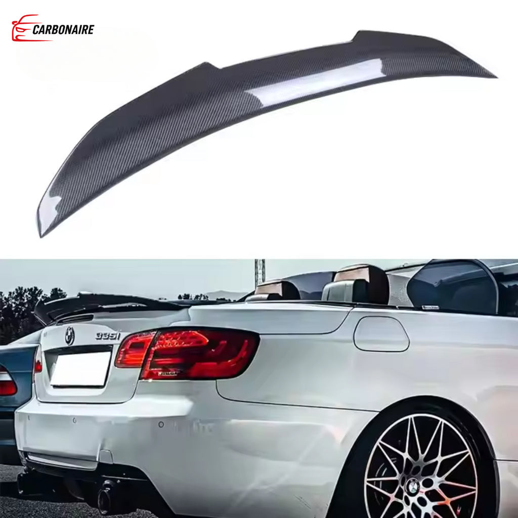 BMW 3 Series E90/E92/E93 M3 PSM Style Real Carbon Fiber Rear Spoiler ...