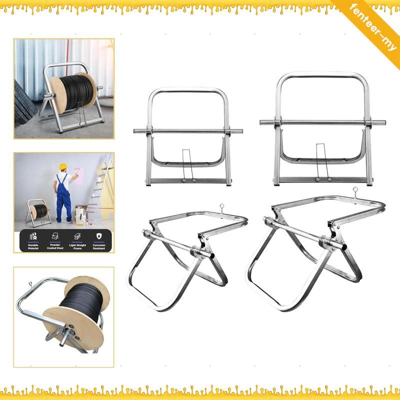 [FenteerMY] Wire Spool Rack Cable Reel Management Device Portable Heavy ...