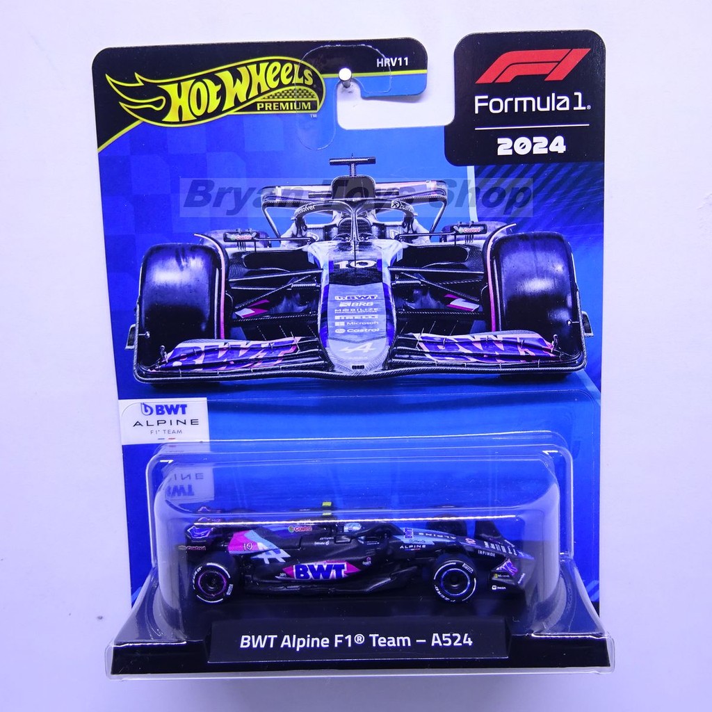 Hot Wheels Premium Formula 1 F1 2024 BWT Alpine F1 Team A524 10 ...