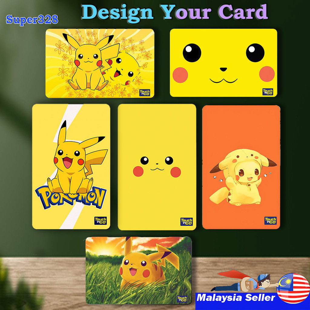 { POKEMON PIKACHU } Sticker Kad TNG Touch N Go Sticker / Bank / Access ...