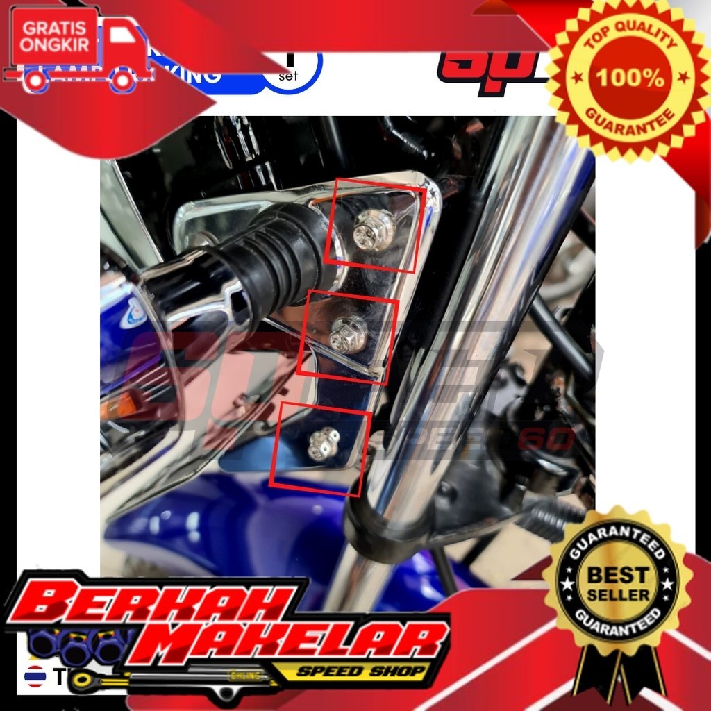 Rx King Stainless Custom Lathe Lamp Bracket Mounting Bolts (8 bolts ...