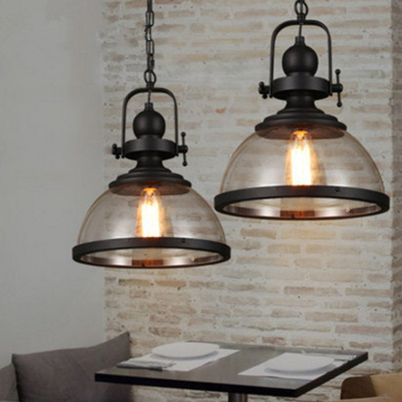 RETRO LAMPU GANTUNG SILING INDUSTRIAL FARMHOUSE PENDANT LIGHT WITH ...