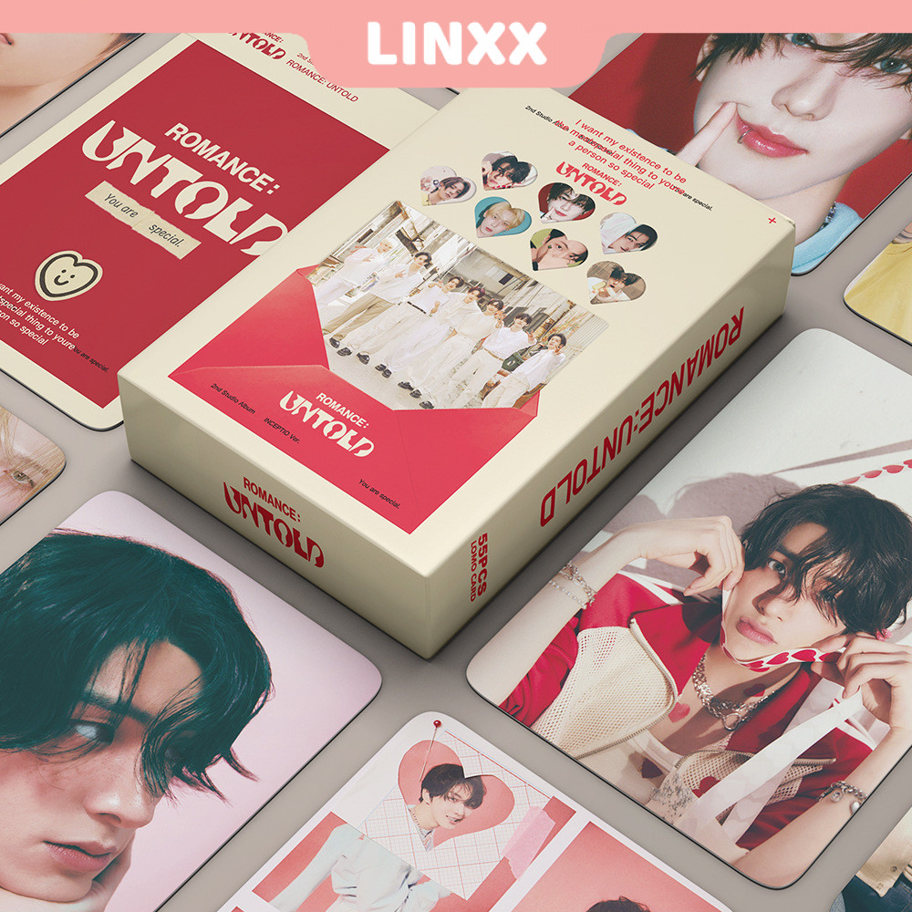 LINXX 55Pcs EN Daydream ROMANCE:UNTOLD Album Lomo Card Kpop Photocards ...