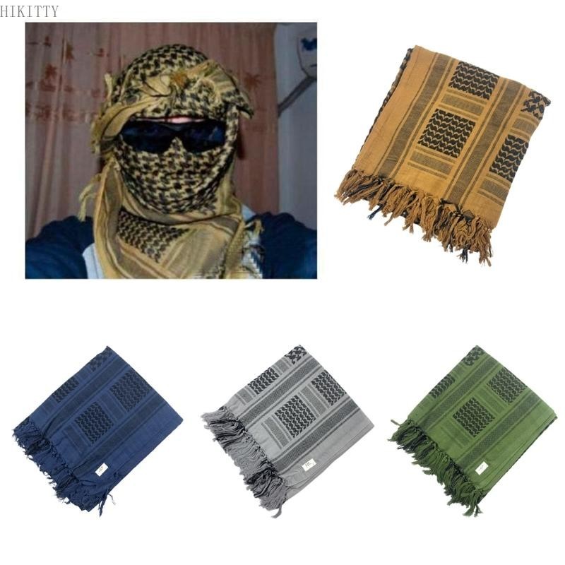 HIK Stylish Arab Keffiyeh Shemagh Scarf Arabian Dubai Neckwrap Desert ...