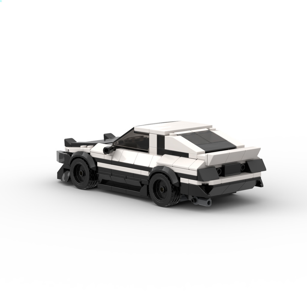 Train Model D Sports Car Boy APEX Initial MOC Building Block Creative ...