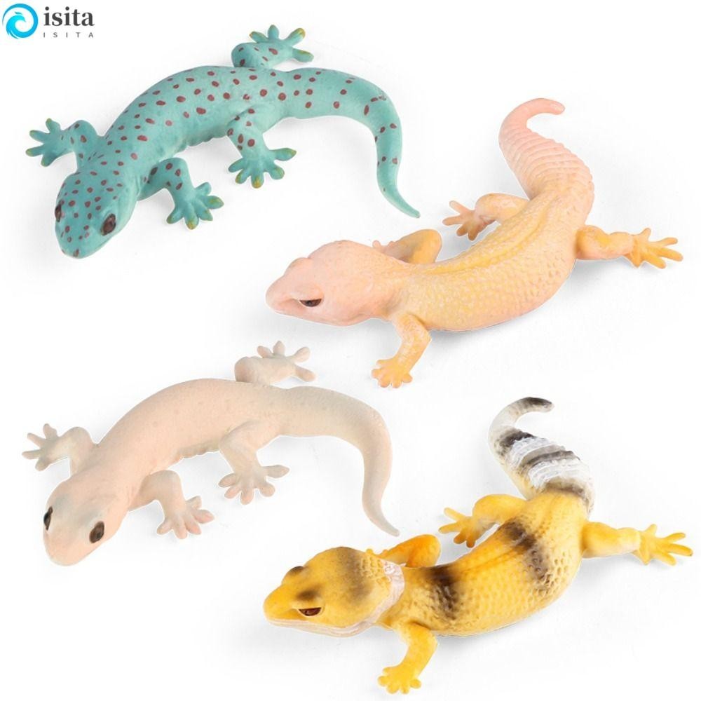 ISITA Simulation Lizard Figures, Animal Figurines Family Games Figure ...