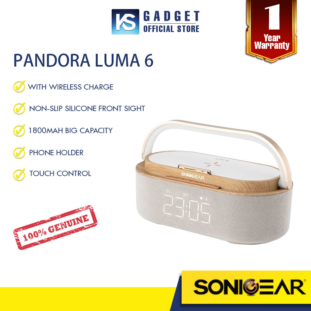 SonicGear Pandora Luma 6 Rechargeable Bluetooth 5.4 Portable Speaker ...